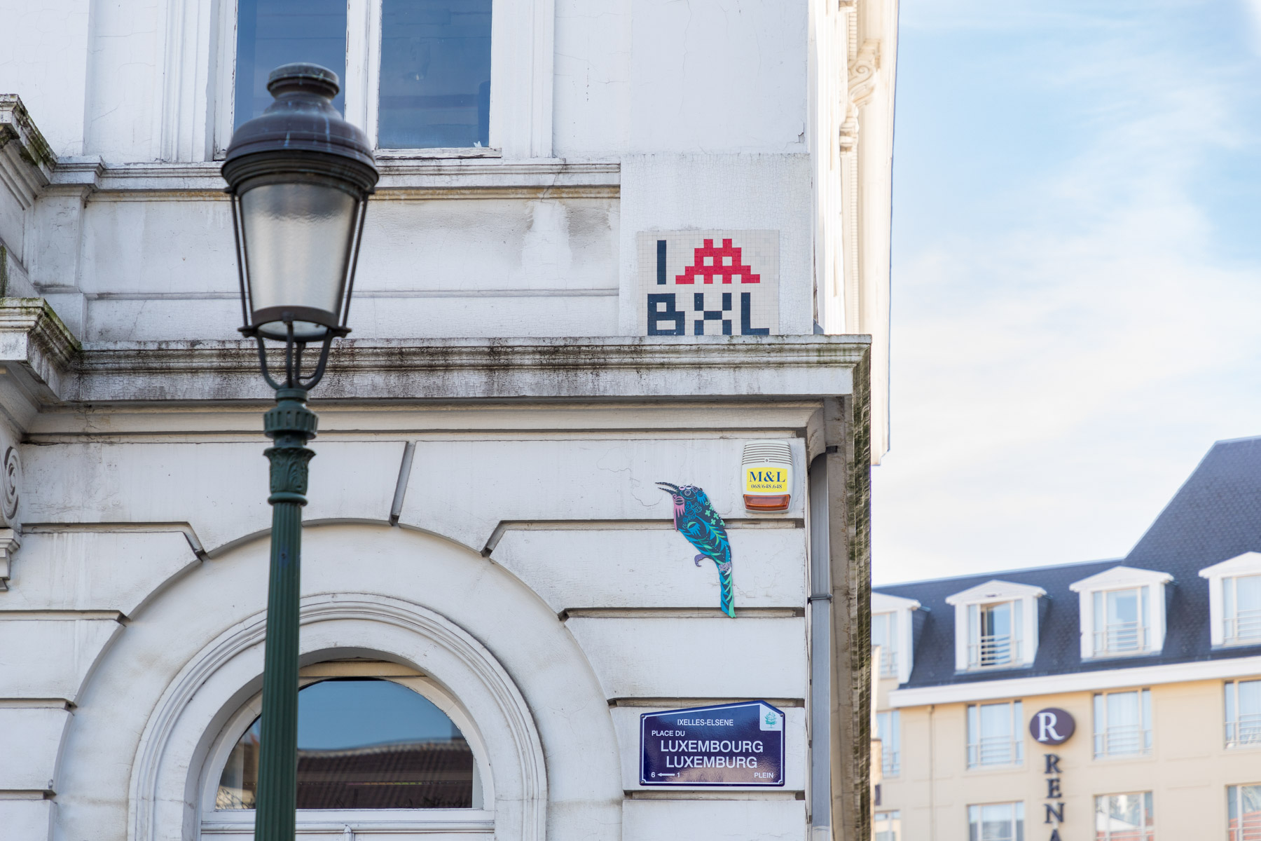 Bruxelles – Un oeil qui traîne…